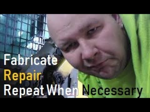Skid loader Plow build and blow out