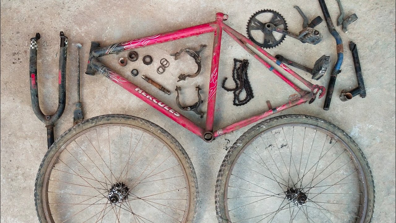 സൈക്കിൾ അഴിച്ചെടുക്കുന്നത് എങ്ങനെ? How to Disassemble a Bicycle - YouTube