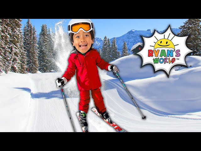 11-year-old Ryan wants to be a pro Skier!! - Videos For Kids