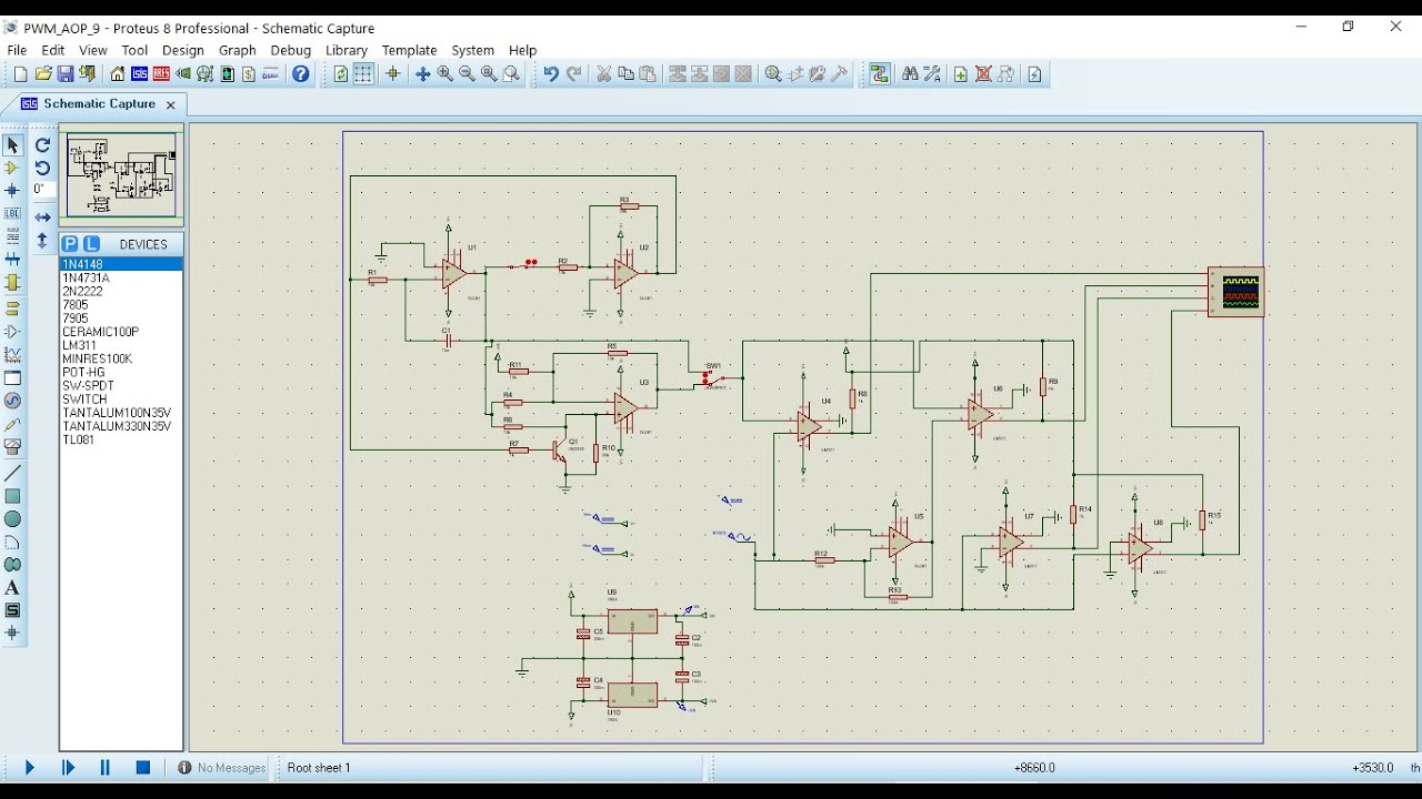 Initiation au Logiciel Proteus- Partie 1 (Montage Oscillateur) - YouTube