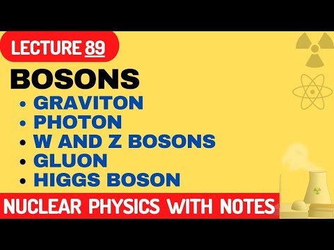 What are bosons? | Graviton | Photon | W and Z bosons | Gluon | Higgs ...
