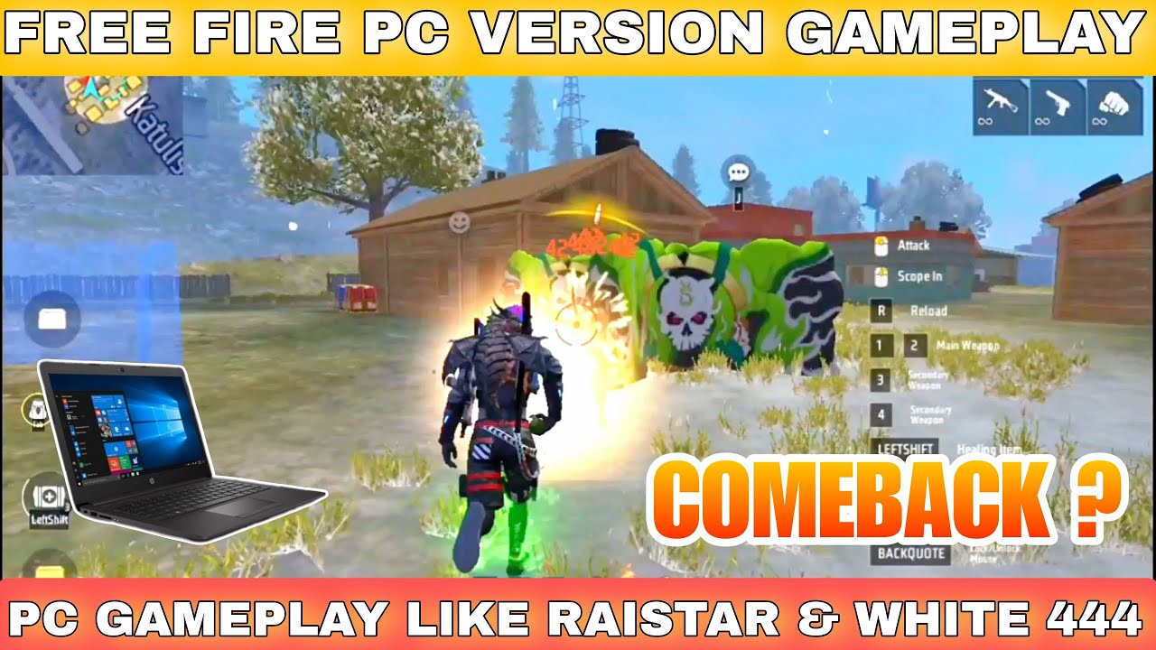 Come back Gameplay Video | FF PC Version 1v1 Gameplay # ...