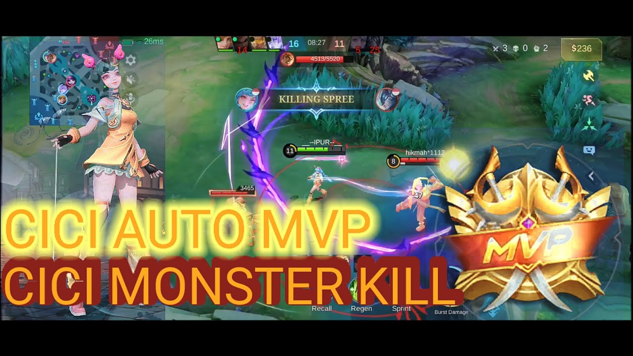 BUILD DAN COMBO TERBAIK CICI SEMI TANK ~ MLBB - YouTube