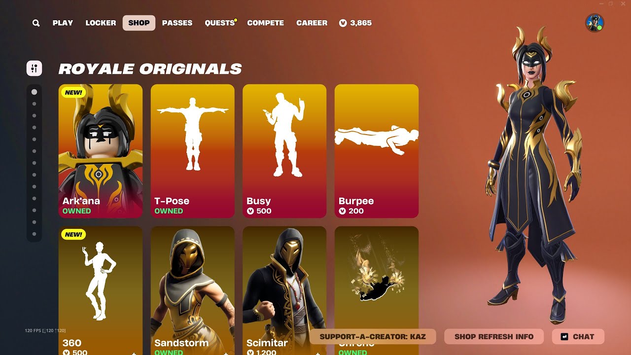 NEW Ark'ana Skin OUT NOW fortnite Item Shop 3/3 - YouTube