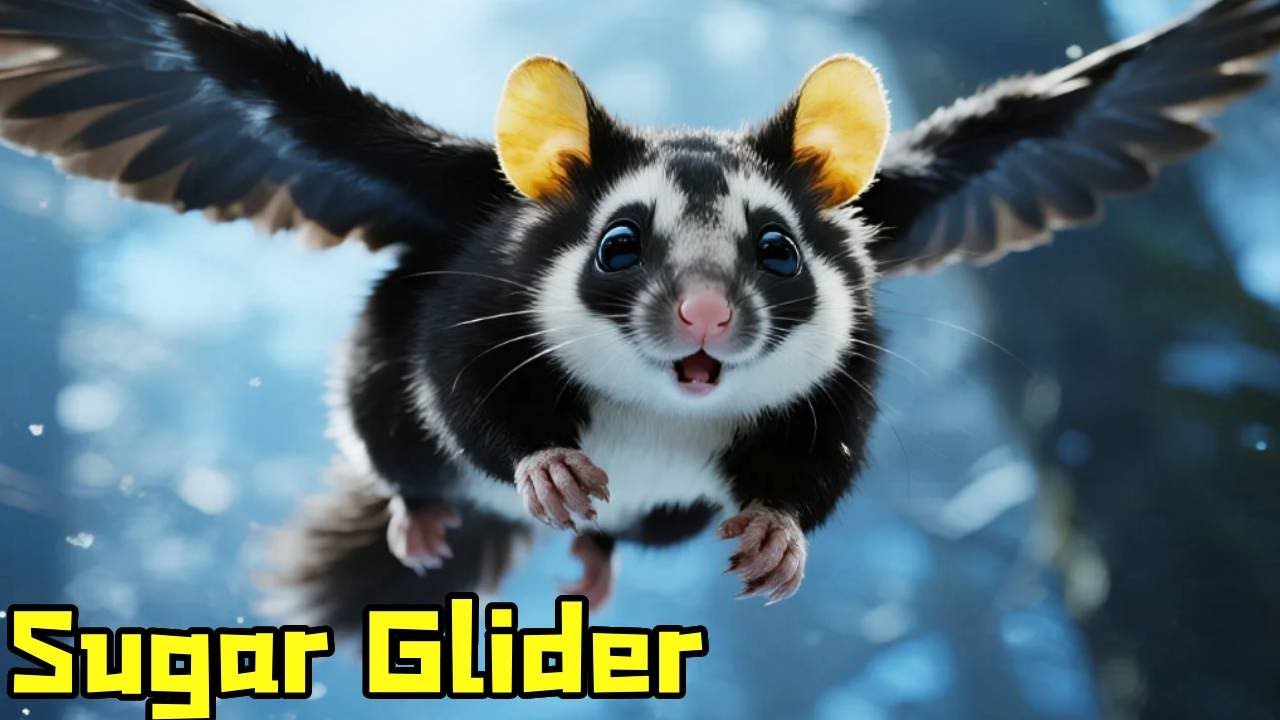 Let Fans Experience The Flying Sugar Glider! Do You Like It? - YouTube