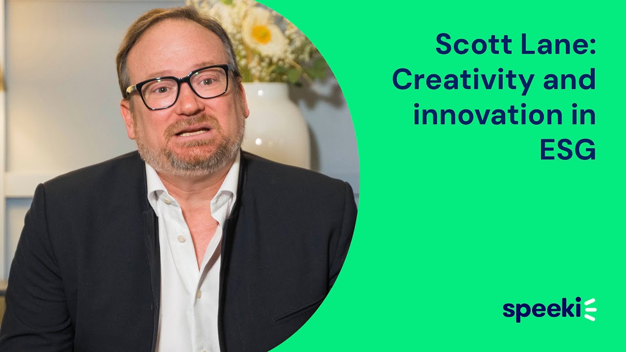 Scott Lane | Creativity and innovation in ESG - YouTube