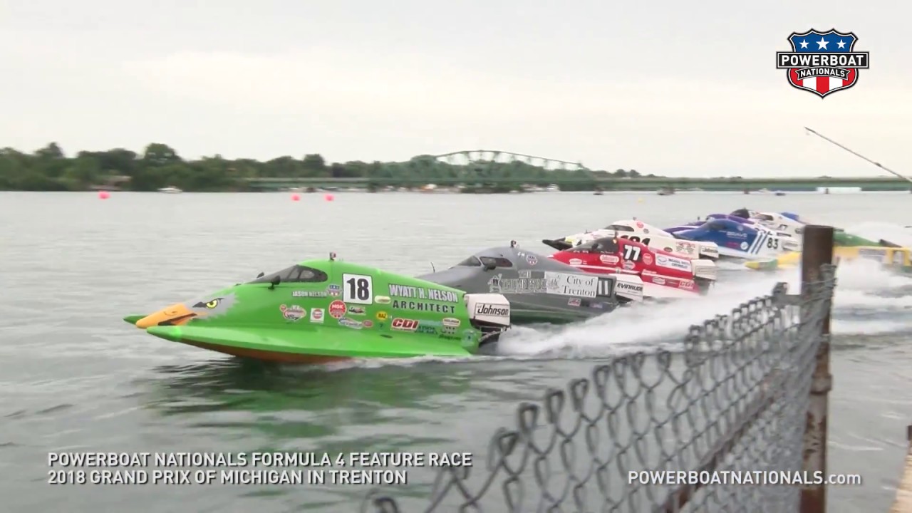 Powerboat Nationals Race Highlights - Formula 4 Feature, Trenton 2018 ...