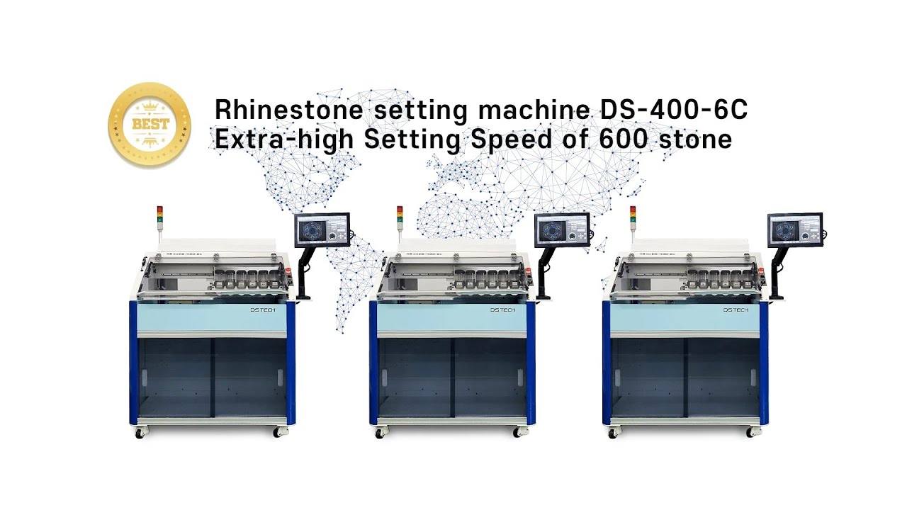 Blingmatic Automatic Rhinestone Design Machine by DS-Tech - YouTube