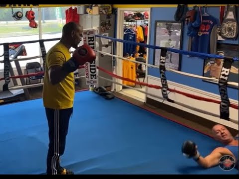 Bully gets beat up while storming boxing gym - YouTube
