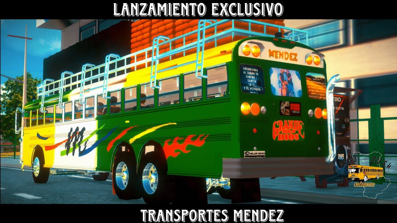 LANZAMIENTO EXCLUSIVO DE PROTON BUS SIMULATOR 🤩 🔥 BLUE BIRD DOBLE EJE ...