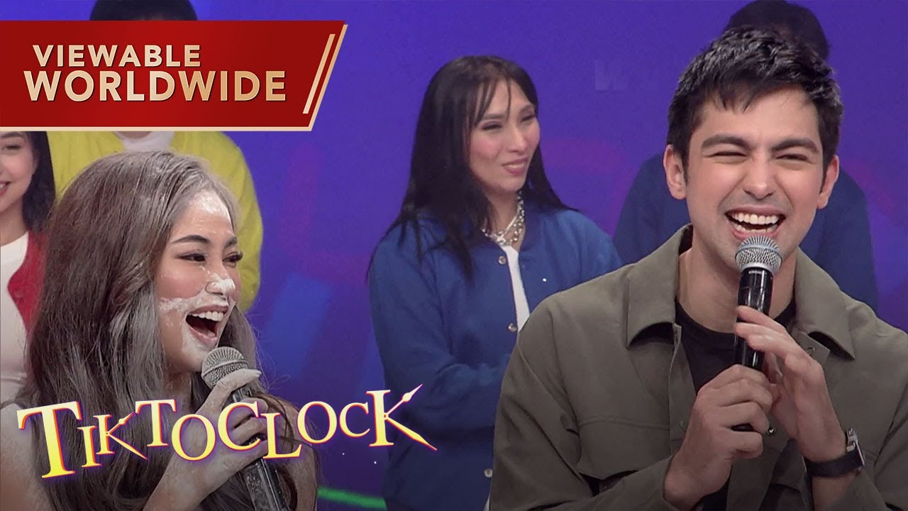 TiktoClock: Does Elle Villanueva really know Derrick Monasterio?! - YouTube