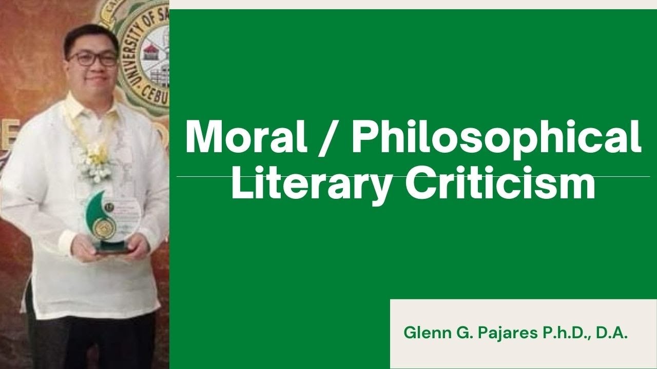 Moral/Philosophical Literary Criticism - YouTube