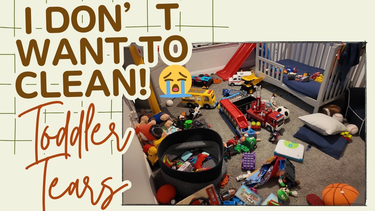 4-Year-Old Cries While Cleaning His Room | Normal Toddler Development ...
