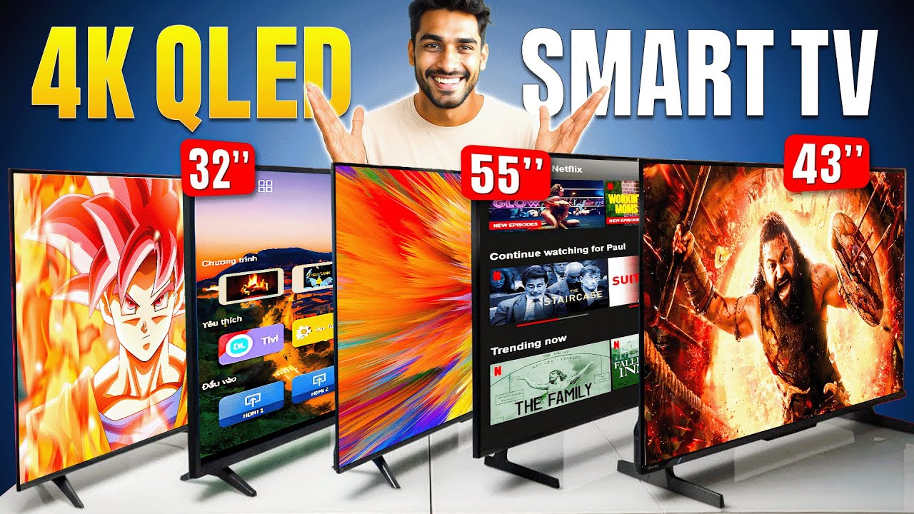 Best Smart TVs for 2026 🔥 32", 43" & 55" 💥 OLED vs QLED vs LED - YouTube