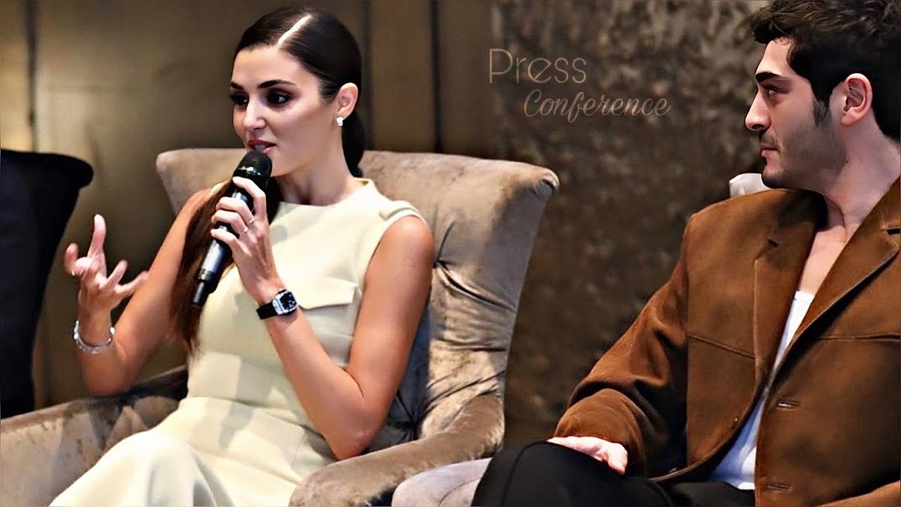 Hande & Burak | Another Love | Press Conference clips and photos ...