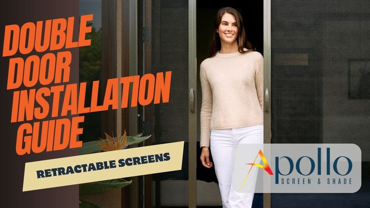How to Install Apollo Retractable Screen Doors for Double French Doors ...
