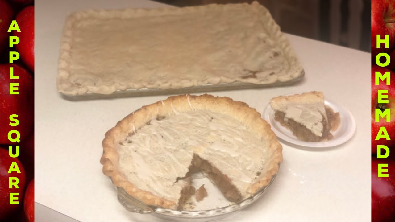 How to Make Homemade Apple Squares! (With my Grandmas!) - YouTube