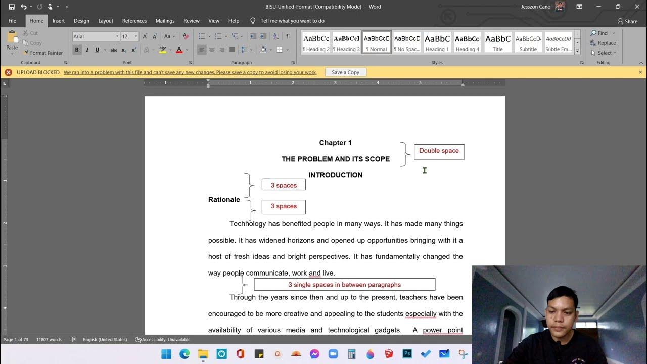 How to Put Page Numbers (Roman & Arabic Numberals) in MS Word ...