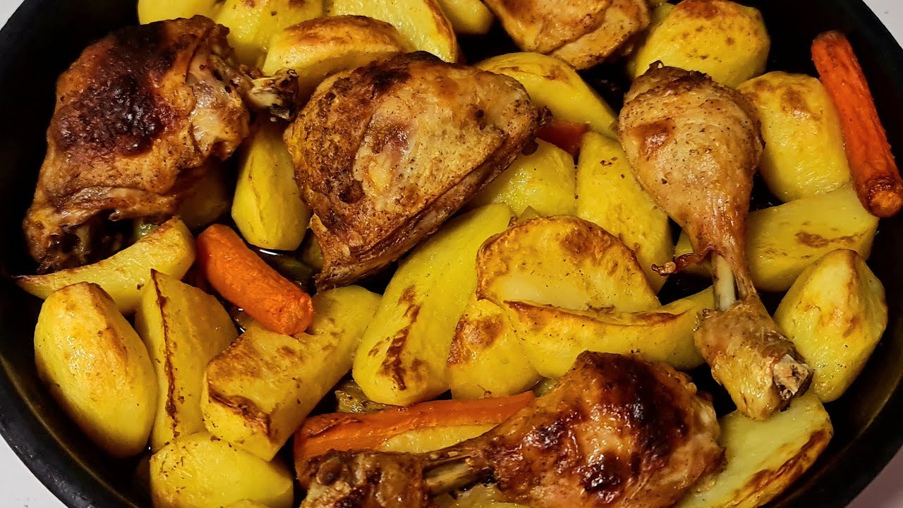 Sočni pileći bataci i krompir iz rerne //Nenin recept//Batkovi i ...