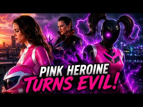 Pink Heroine Corrupted by the Villainess | Tokusatsu Transformation Clip