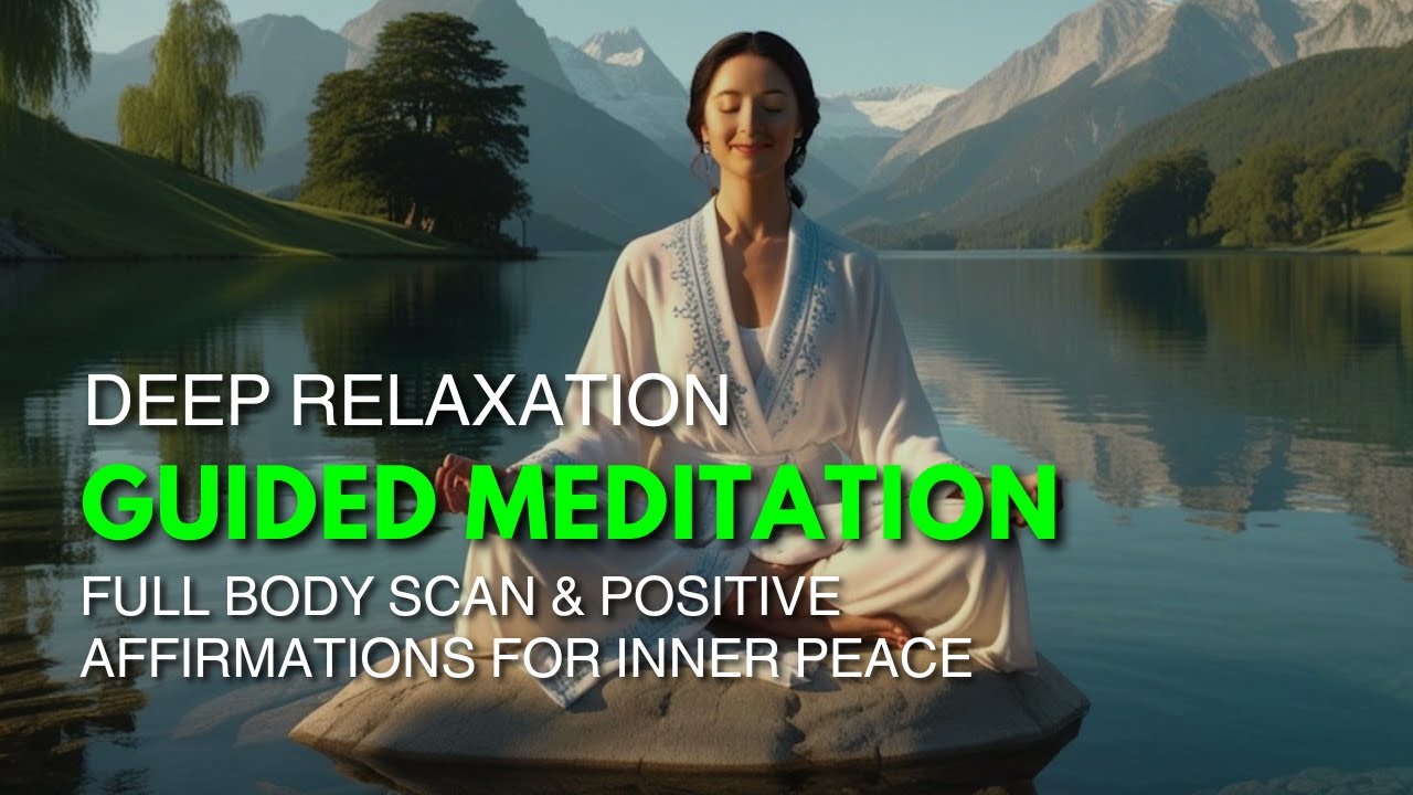Deep Relaxation Guided Meditation | Full Body Scan & Positive ...