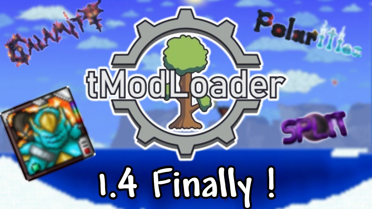 Tmodloader for terraria 1.4 is finally out.... sort of - YouTube