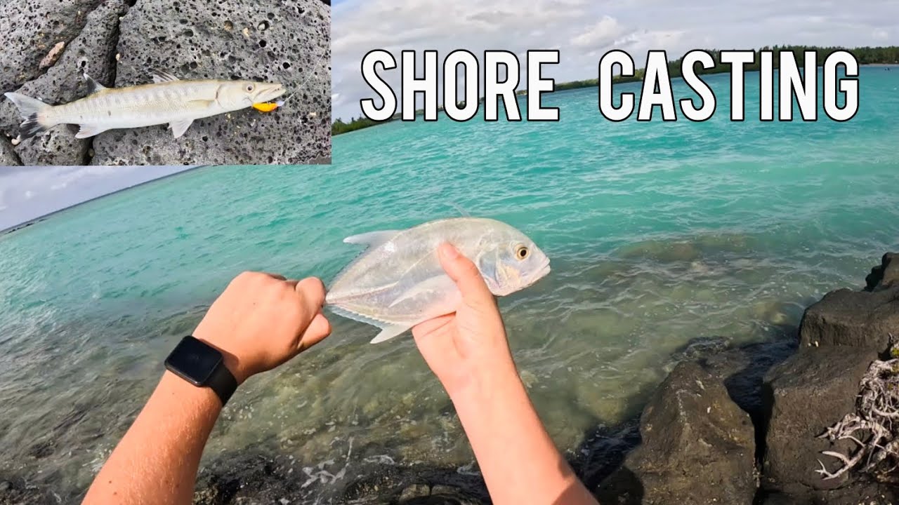 🎣Shore Casting Mauritius🇲🇺 | 🐟 Caught different fish 🐠 | 🤩 Beautiful ...