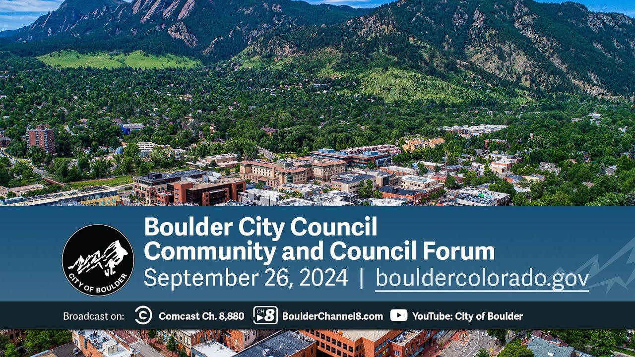 September 26, 2024 City of Boulder City Council Community Forum - YouTube