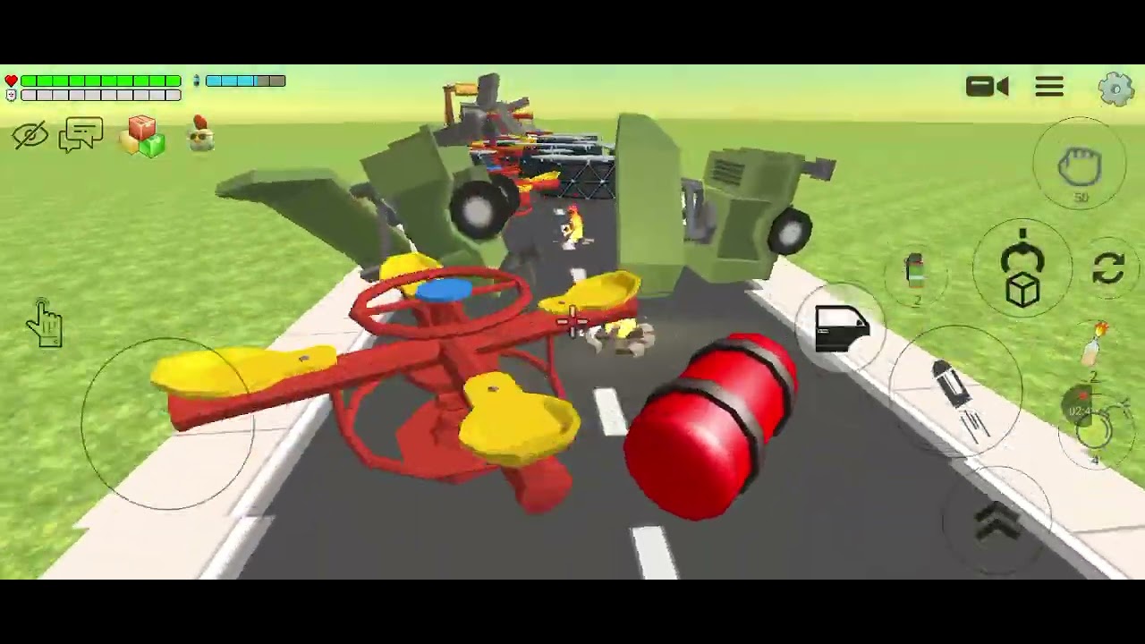 stumble guys en chicken gun - YouTube