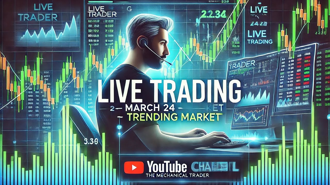 Live Trading March 24 | Catching Big Moves in a Trending Market!” The ...
