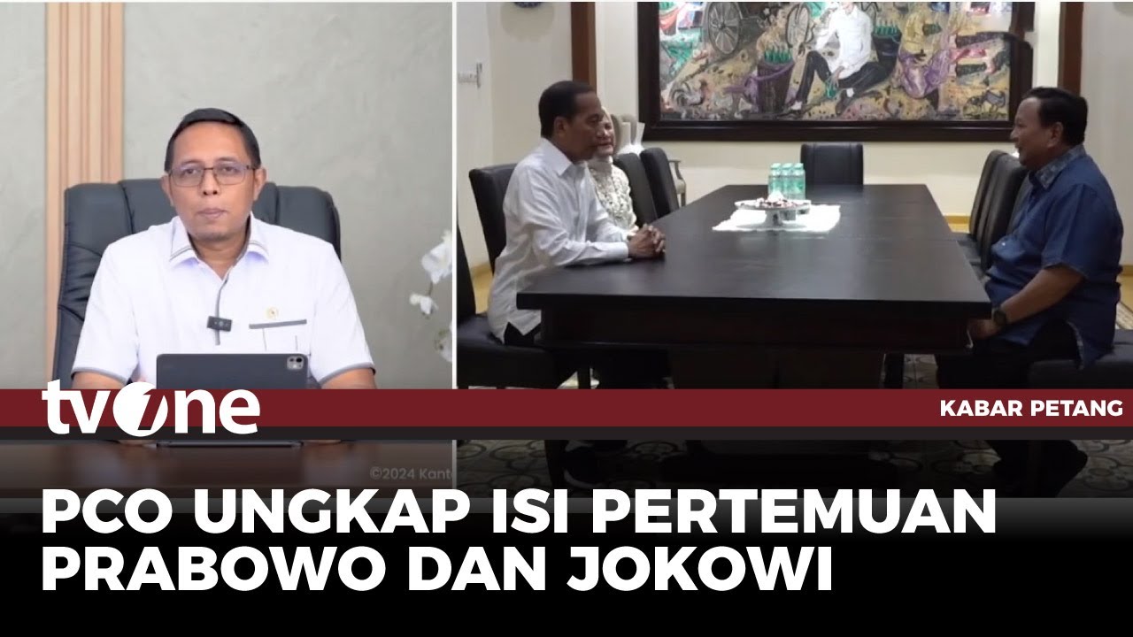 Jokowi & Prabowo Bicara Empat Mata di Angkringan, PCO: Pertemuan Dua ...