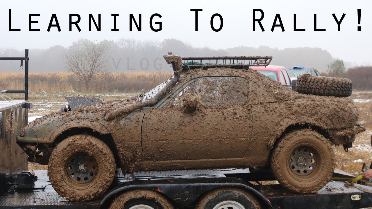 Learning To Rally In Gingium's Lifted Miata! [Vlog] - YouTube