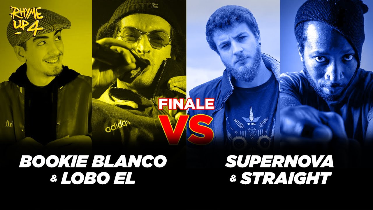 BOOKIE BLANCO & LOBO EL vs SUPERNOVA & STRAIGHT | RHYME UP 4 | Finale ...