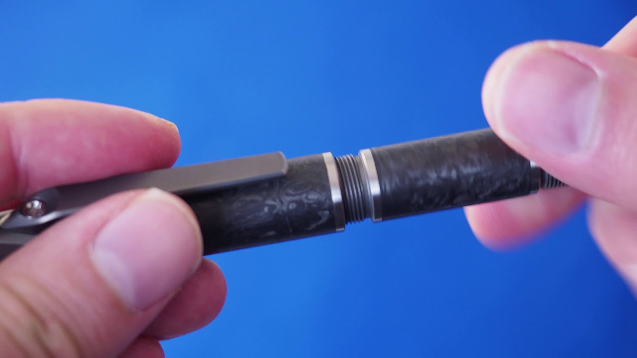 Shirogorov 2020 Pen Screwdriver Custom Division Marbled CF Russia - YouTube
