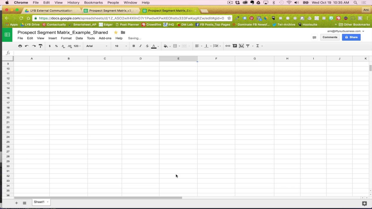 The Prospect Segment Matrix with Example Explanation - YouTube