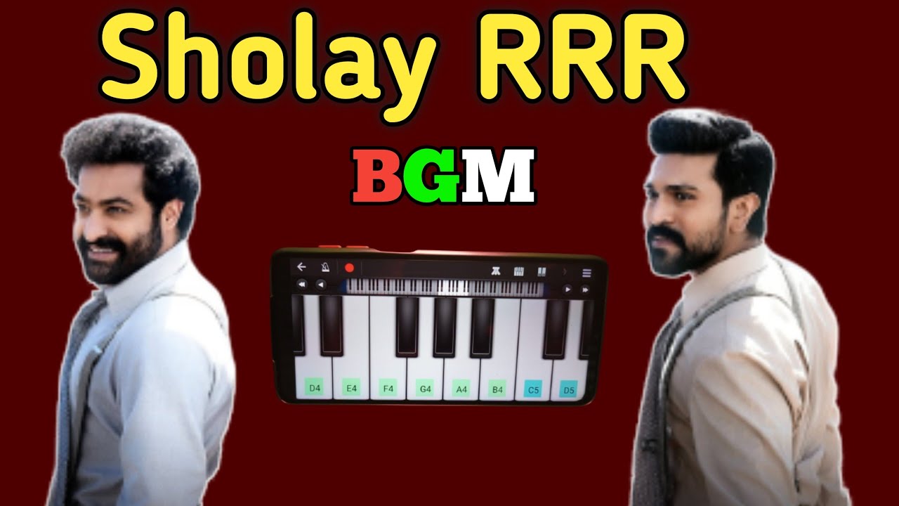 Sholay Song RRR Piano Tutorial |Walk Band | Instrumental Ringtone - YouTube