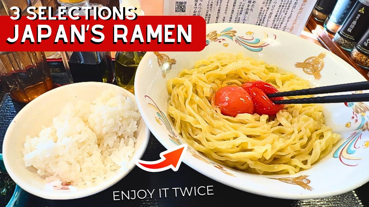 Eating Raw Egg On Ramen | Japan's 3 Recommended Ramen - YouTube
