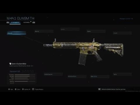Getting a Gold M4 in Call of duty MW - YouTube