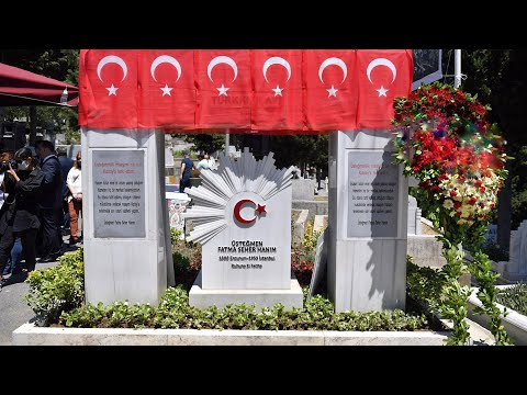Üsteğmen Kara Fatma (Fatma Seher), ölümünün 65. yılında Beyoğlu Kulaksız Mezarlığı’nda anıldı