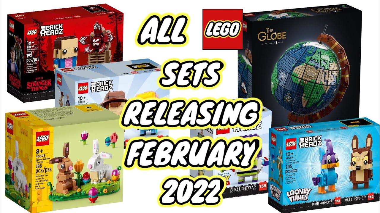 ALL LEGO Sets Releasing in February, 2022 - YouTube