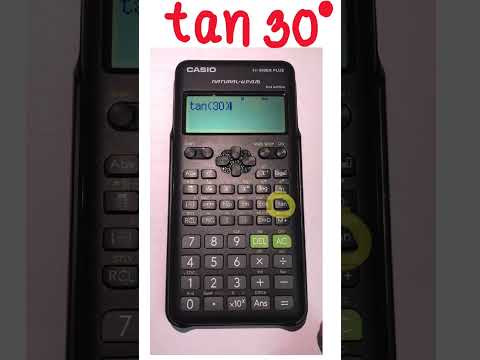 How Do You Use Tangent On A Scientific Calculator