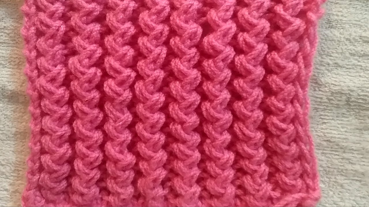 Single Colour Knitting Design for Baby // Easy Single Color Knitting ...