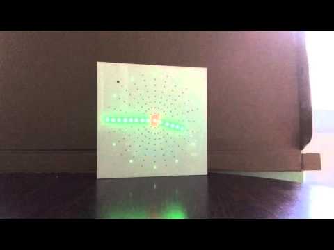 193 LED Analogue Clock V4 - Time Lapse - YouTube