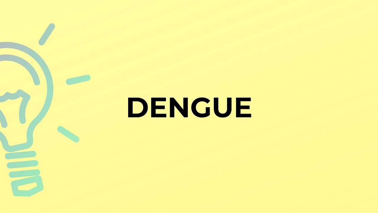 What is the meaning of the word DENGUE? - YouTube