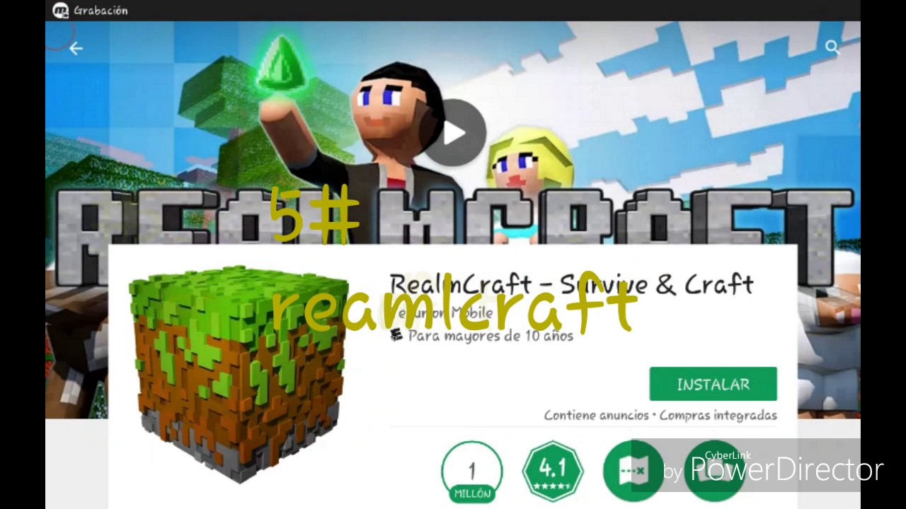 top 10 los mejores juegos parecidos o copias de minecraft pc/pe - YouTube