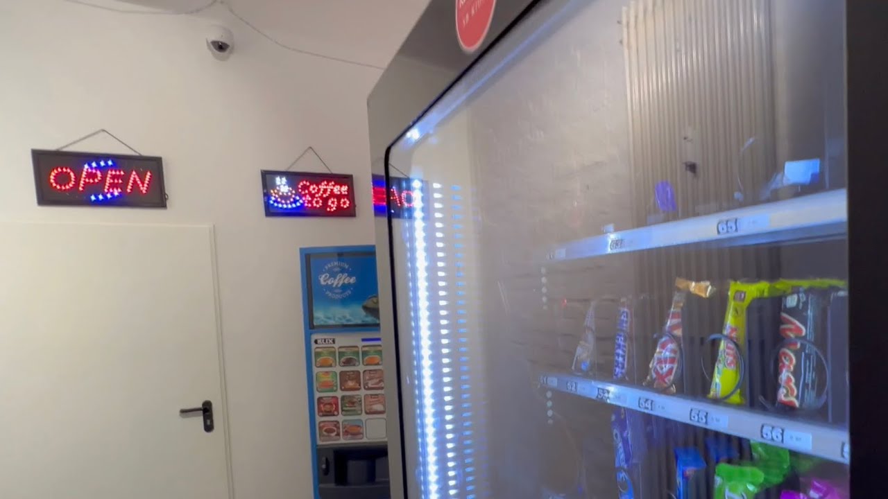 Business mit Automaten: 24 Stunden Kiosk mit Vending Machines - YouTube