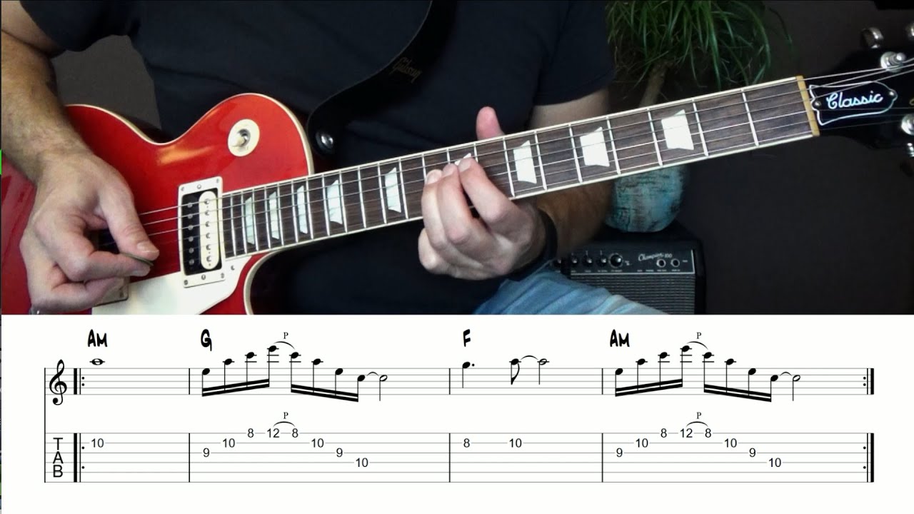 Five Advanced Rock Guitar Licks with Arpeggios - YouTube