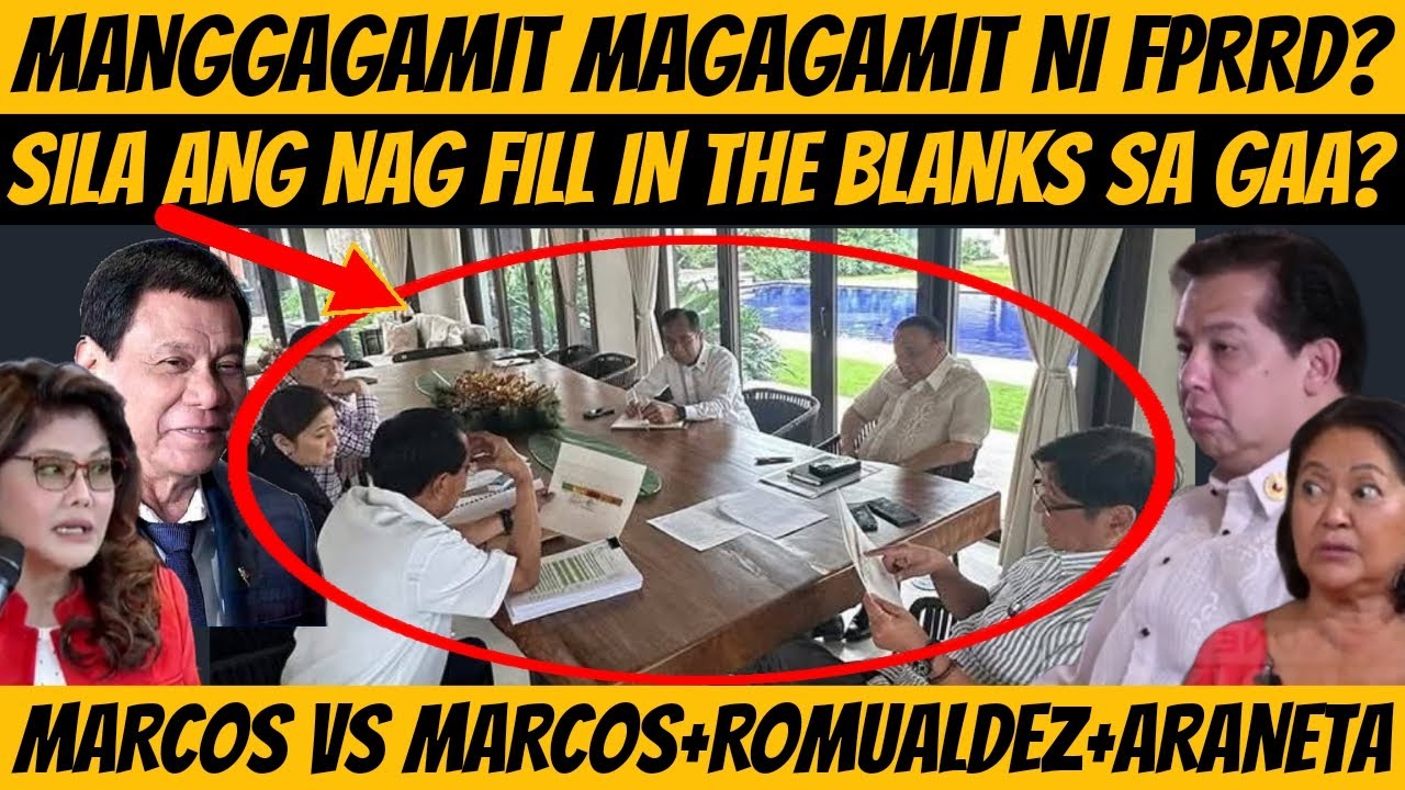 RAMBULANG MARCOSES? MANGGAGAMIT MAPAKINABANGAN NI FPRRD LABAN KAY ...