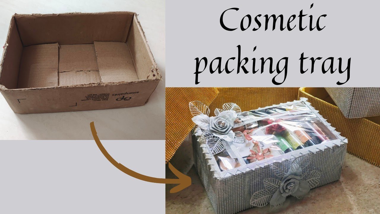 DIY wedding packing tray /Cosmetic packing tray for wedding /Engagement ...