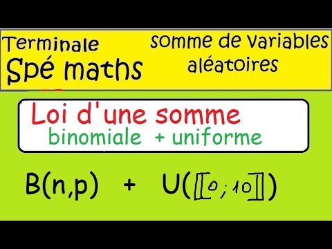 Terminale Spé Maths-Sommes de Variables aléatoires-binomiale et ...